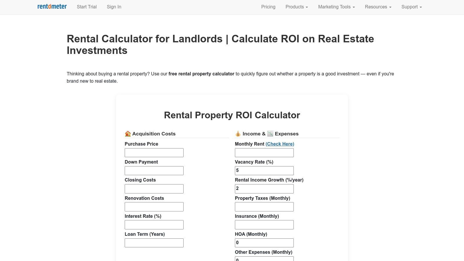 Top 12 Rental Income Calculator Tools for 2025 | Global Property Management